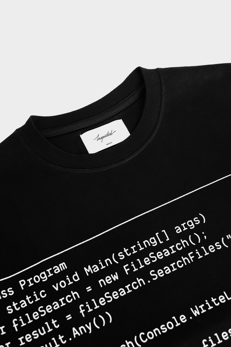 .exe Tee — Black - Inspected
