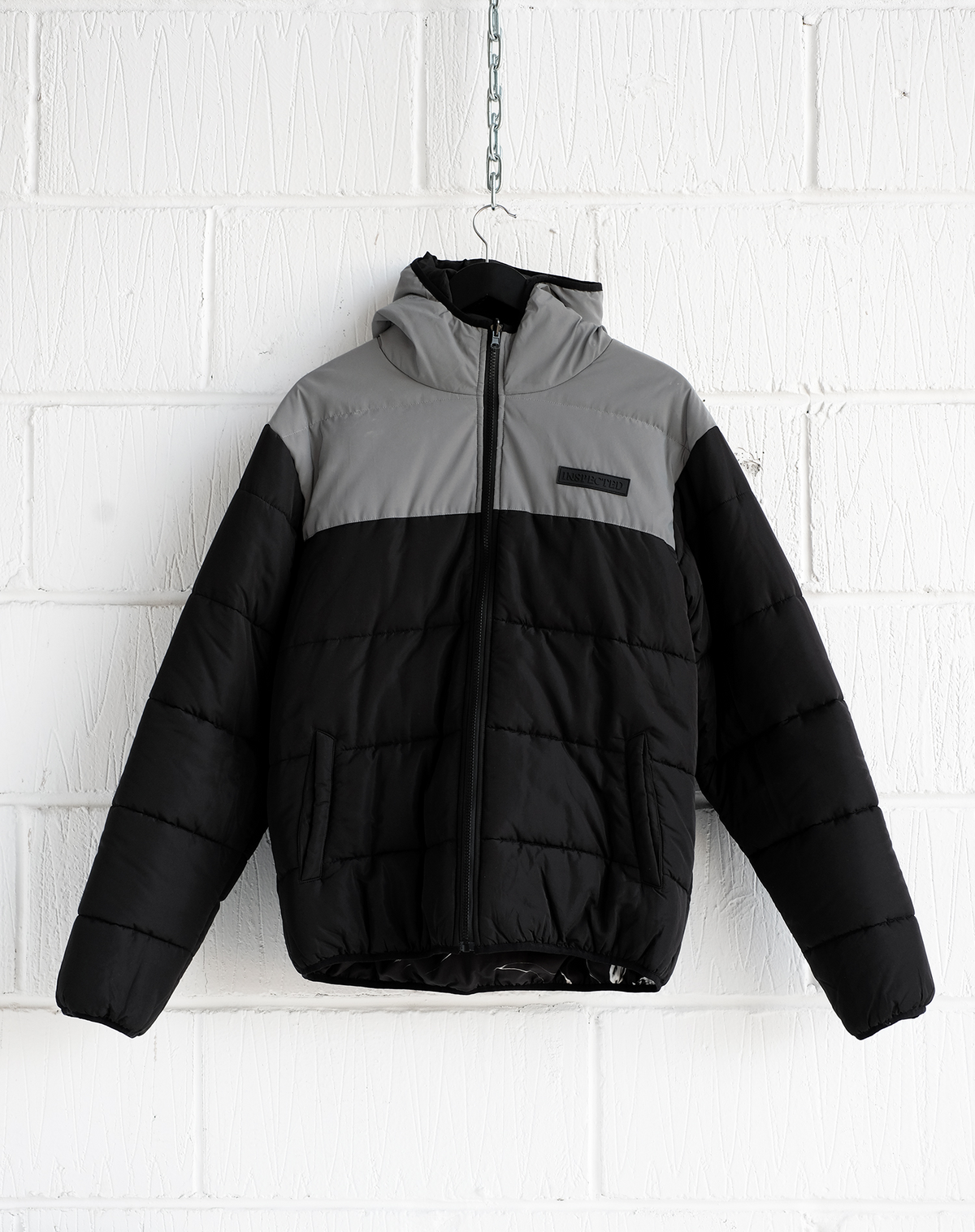 SAMPLE JACKET — 3M / MARBLE REVERSIBLE PUFFER (M-L) - Inspected