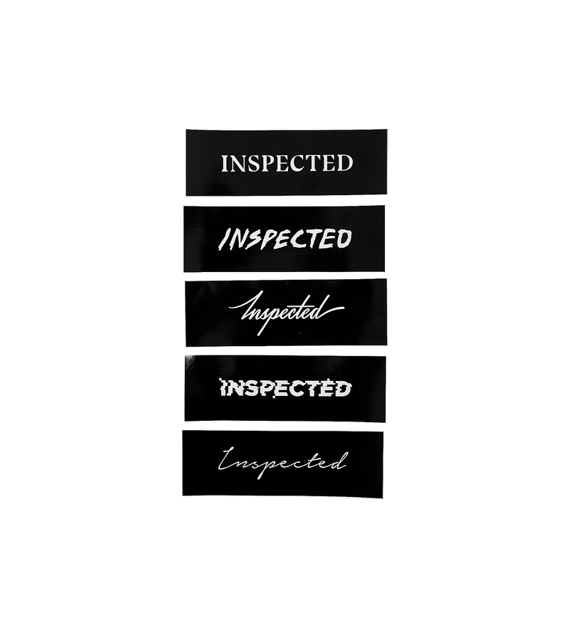 Sticker Set - Inspected